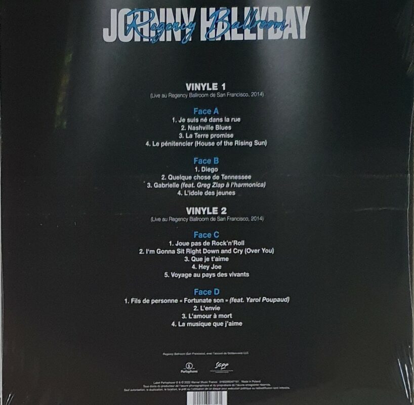 Johnny Hallyday - Live Au Regency Ballroom De San Francisco
