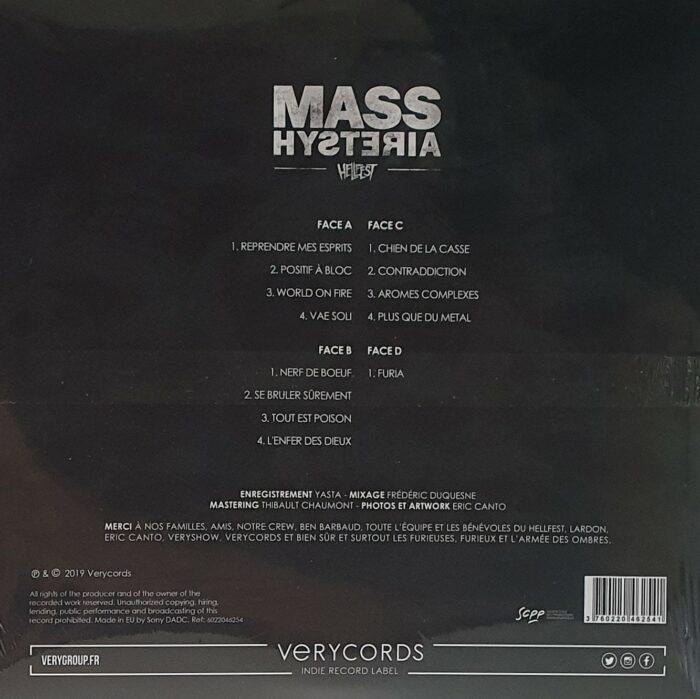 Vinyle Mass Hysteria - Hellfest 2019